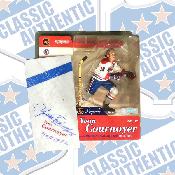 Yvan Cournoyer Montreal Canadiens Autographed Mcfarlane 3631